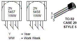 2N5458: 25 V N-Channel JFET Transistor