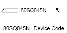 80SQ045N: 45 V, 8.0 A Axial Lead Schottky Rectifier