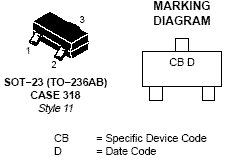 BAS40-04L: 120 mA, 40 V, Schottky Diode, dual, series