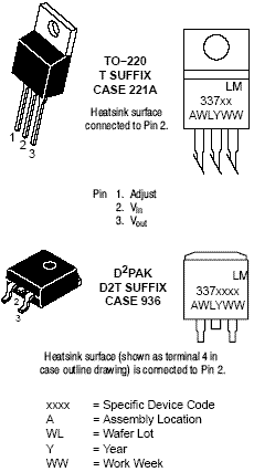 LM337: Linear Voltage Regulator, 1.5 A, High PSRR, Adjustable, Negative