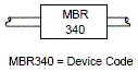 MBR340: Schottky Barrier Rectifier, 40 V, 3.0 A
