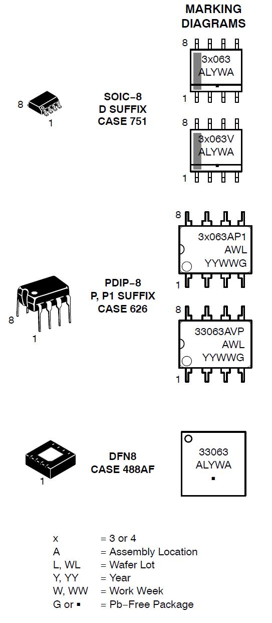 MC34063A: Buck / Boost / Inverting Regulator, Switching, 1.5 A