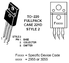 MJF2955: PNP Bipolar Power Transistor
