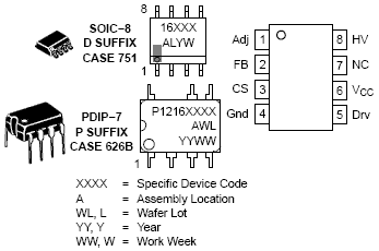 NCP1216: PWM Controller, Fixed Frequency, Current Mode