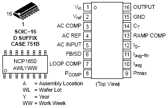 NCP1650: Power Factor Controller (PFC)