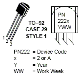 PN2222A: NPN Bipolar Transistor