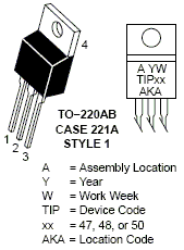 TIP50: 1.0 A, 400 V NPN Bipolar Power Transistor