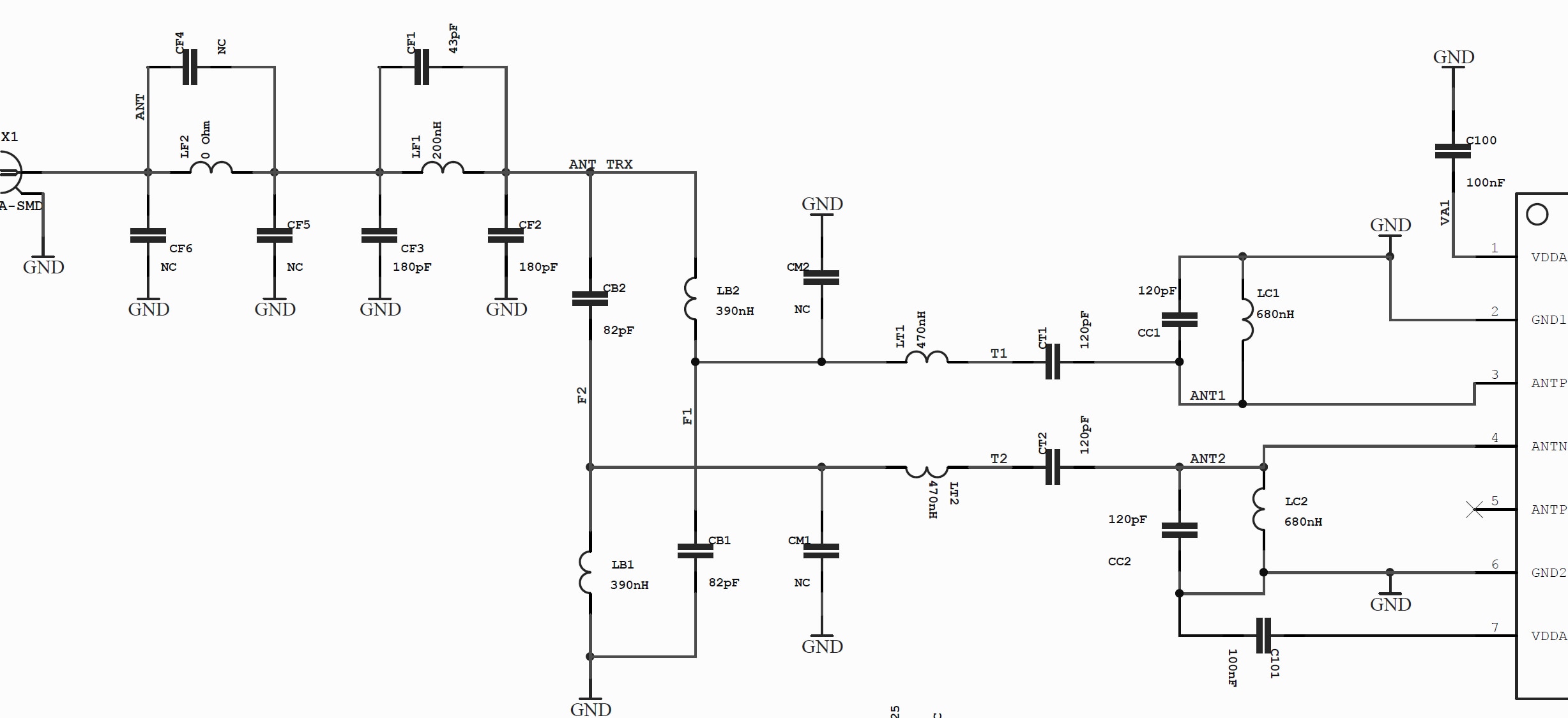 FAQ: How to operate AX5043 at 27 MHz - (custom matching networks for ...