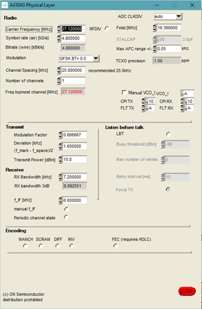 FAQ: How to operate AX5043 at 27 MHz - (custom matching networks for ...