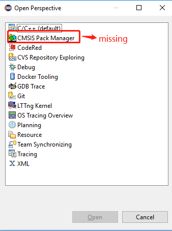 KB: Can't find the CMSIS-Pack manager in the RSL10 IDE