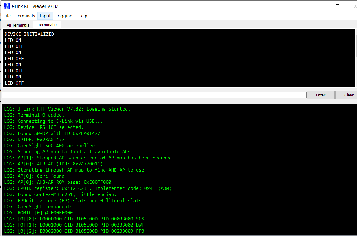 KB: How to program RSL10 internal flash using Segger J-Link